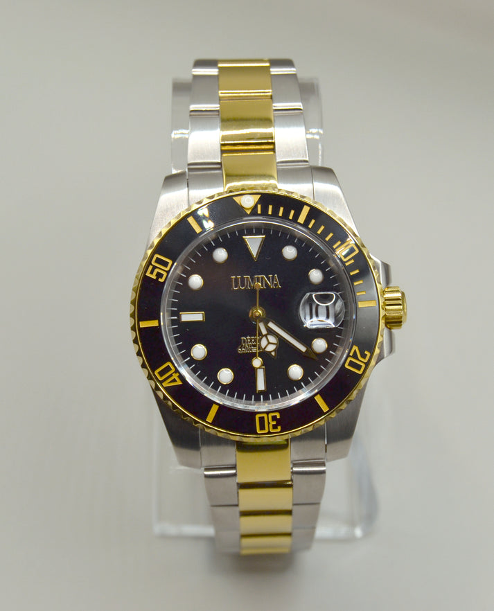 DeepSea Legacy Diver Two-Tone – Black Dial – LUMINA